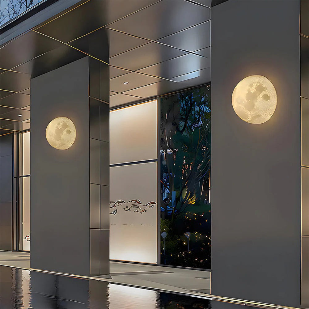 Nowoczesna lampa ścienna Moon